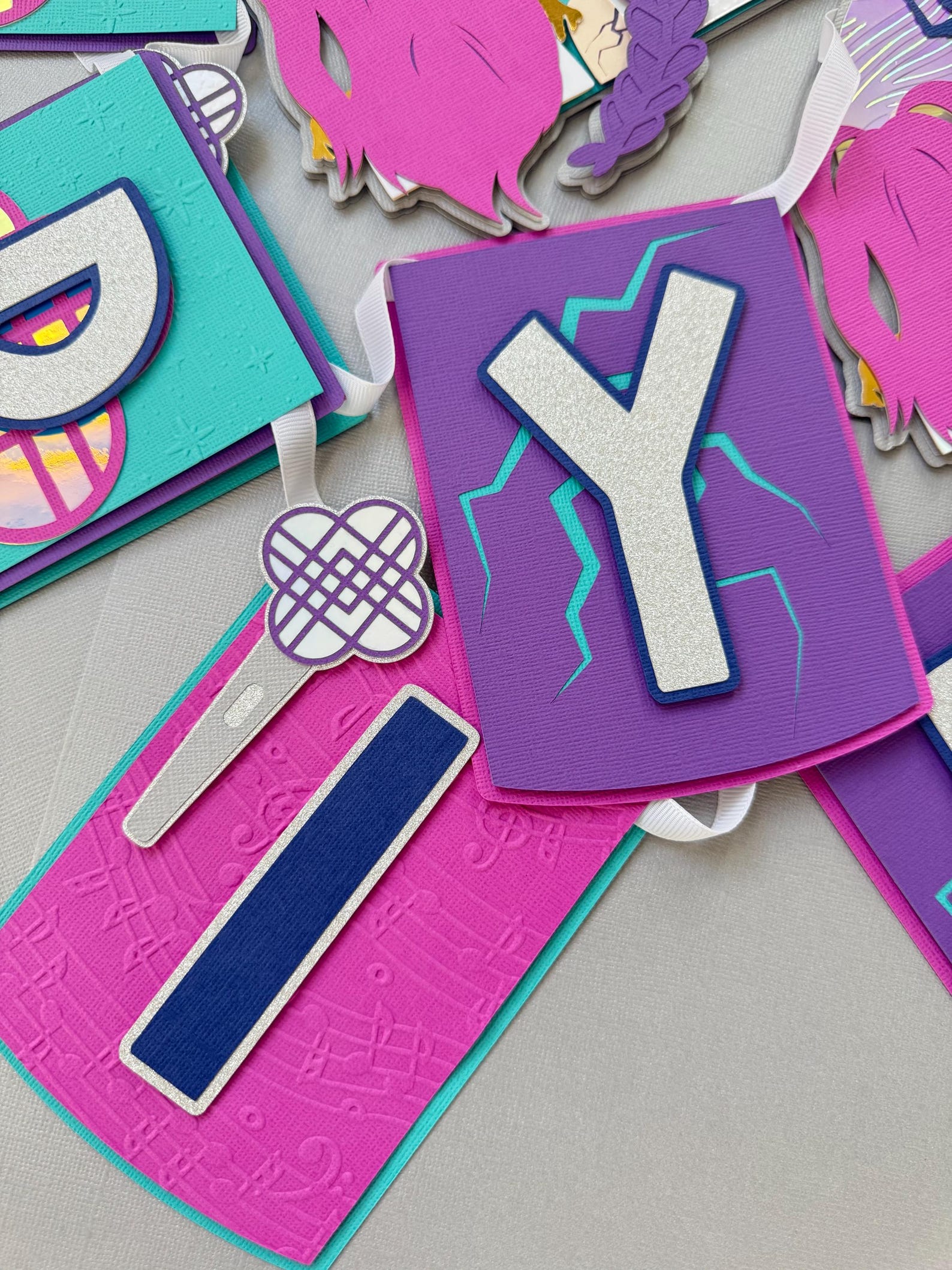 Huntrix Kpop Birthday Banner – Demon Hunters Party Decor - Etsy