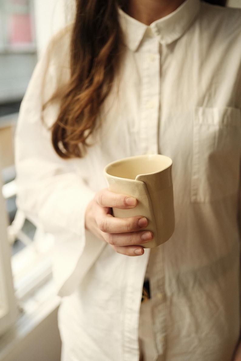 Ceramic Handmade Cup| Design Cup | Minimalist | 250 Ml - Etsy