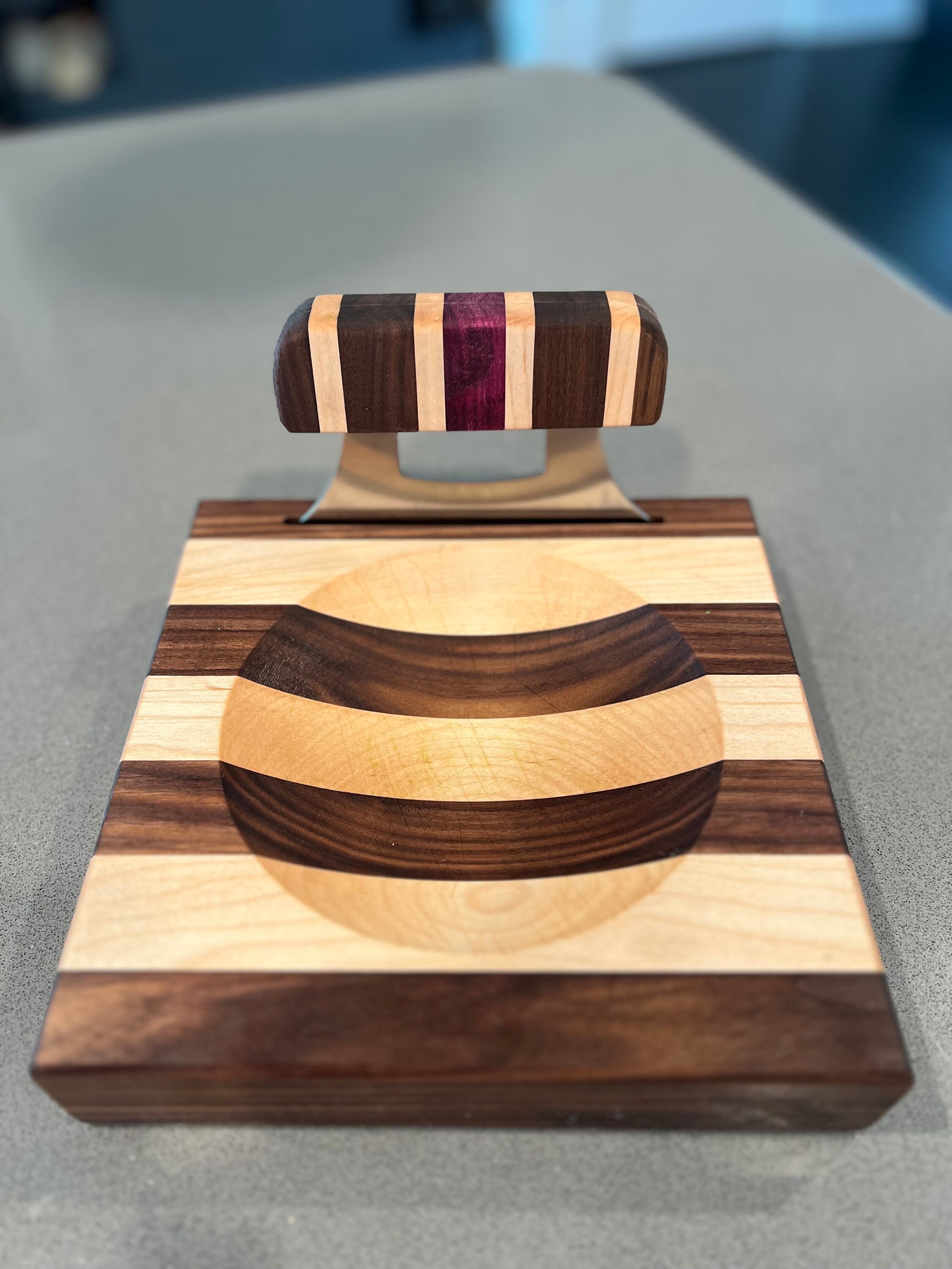 Alaskan Ulu Blade ulu Blade and Bowl Alaskan Ulu Knife Ensemble Artisan ...