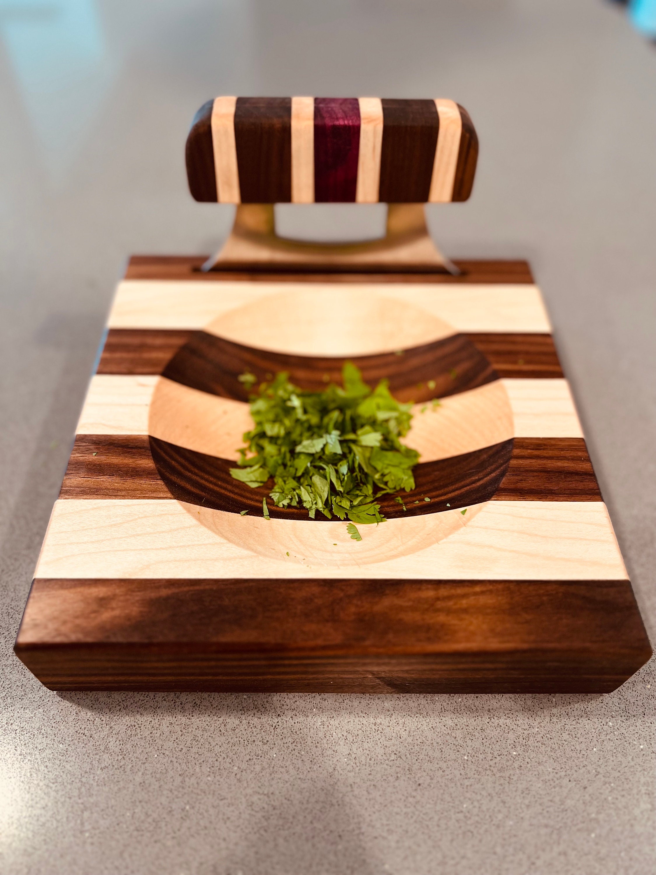 Alaskan Ulu Blade ulu Blade and Bowl Alaskan Ulu Knife Ensemble Artisan ...