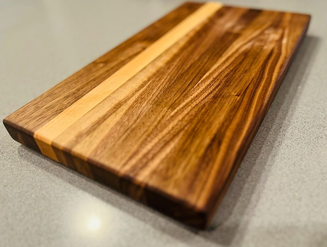 Solid Wood Cutting Board - Walnut/maple - **FREE SHIPPING** - Etsy