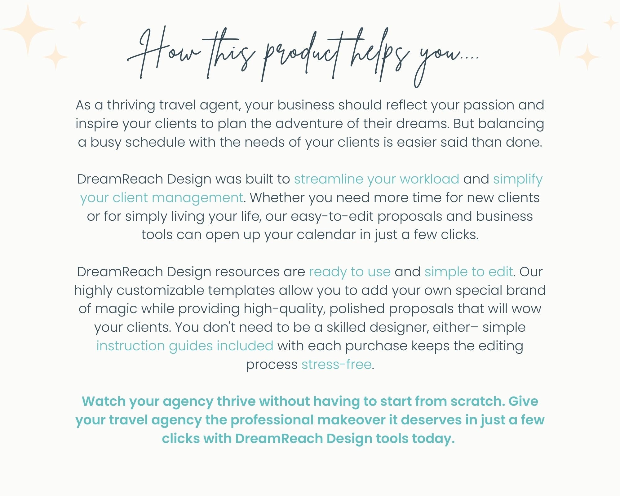 Personalized Proposal Templates Bundle for Travel Agents Orlando Theme ...