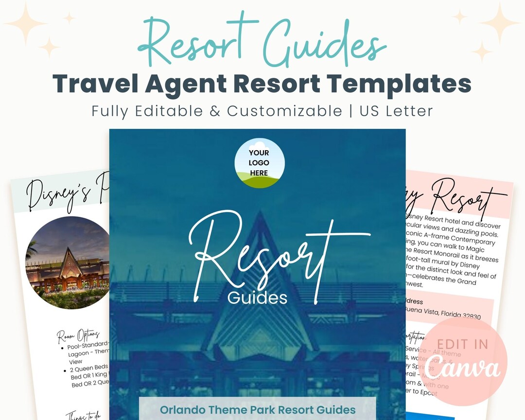 Orlando Theme Park Resort Guides Templates for Travel Agents Magical ...