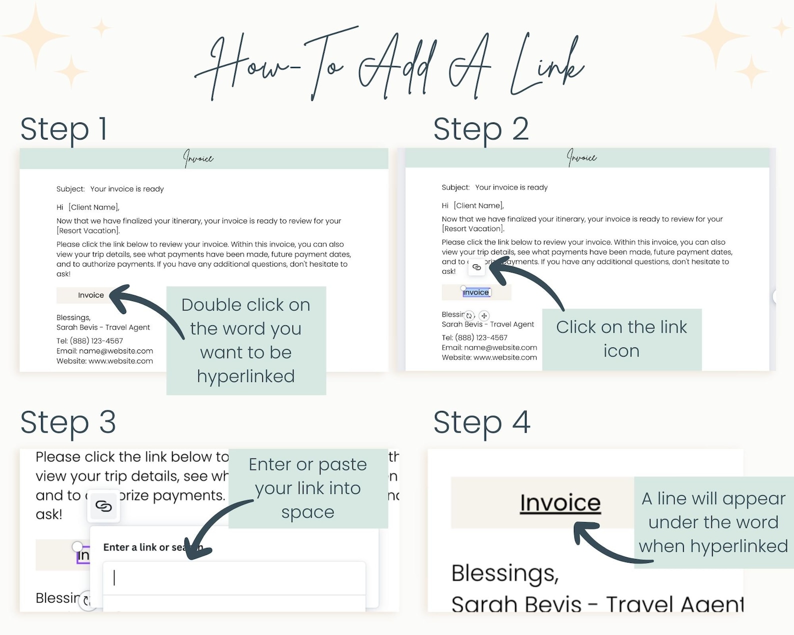 Pre-written Email Templates for Travel Agents 30 Emails Travel Agent ...