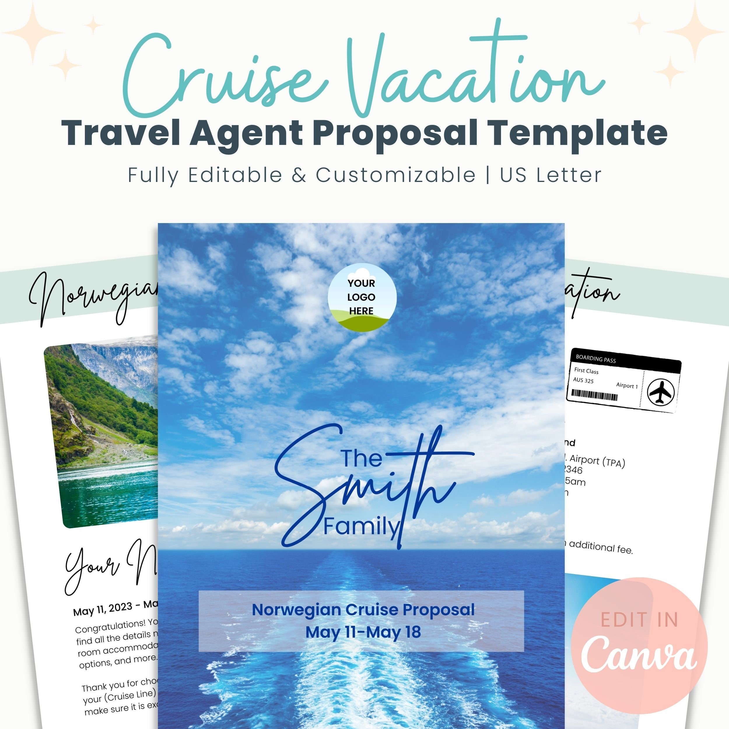 Personalized Cruise Proposal Template for Travel Agents Caribbean ...
