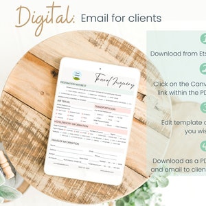 Travel Inquiry Template for Travel Agents Travel Inquiry Form Travel ...