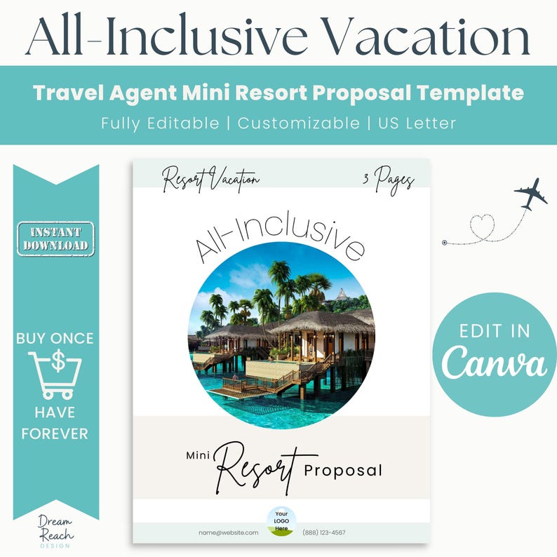 Resort Vacation Proposal Template for Travel Agents All-inclusive ...