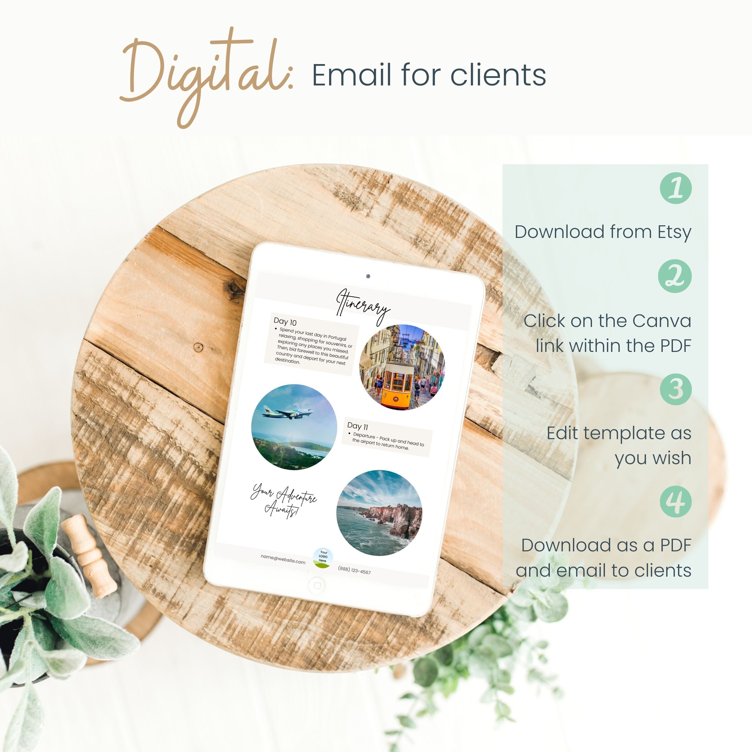 Portugal Vacation Itinerary for Travel Agents Honeymoon Client ...