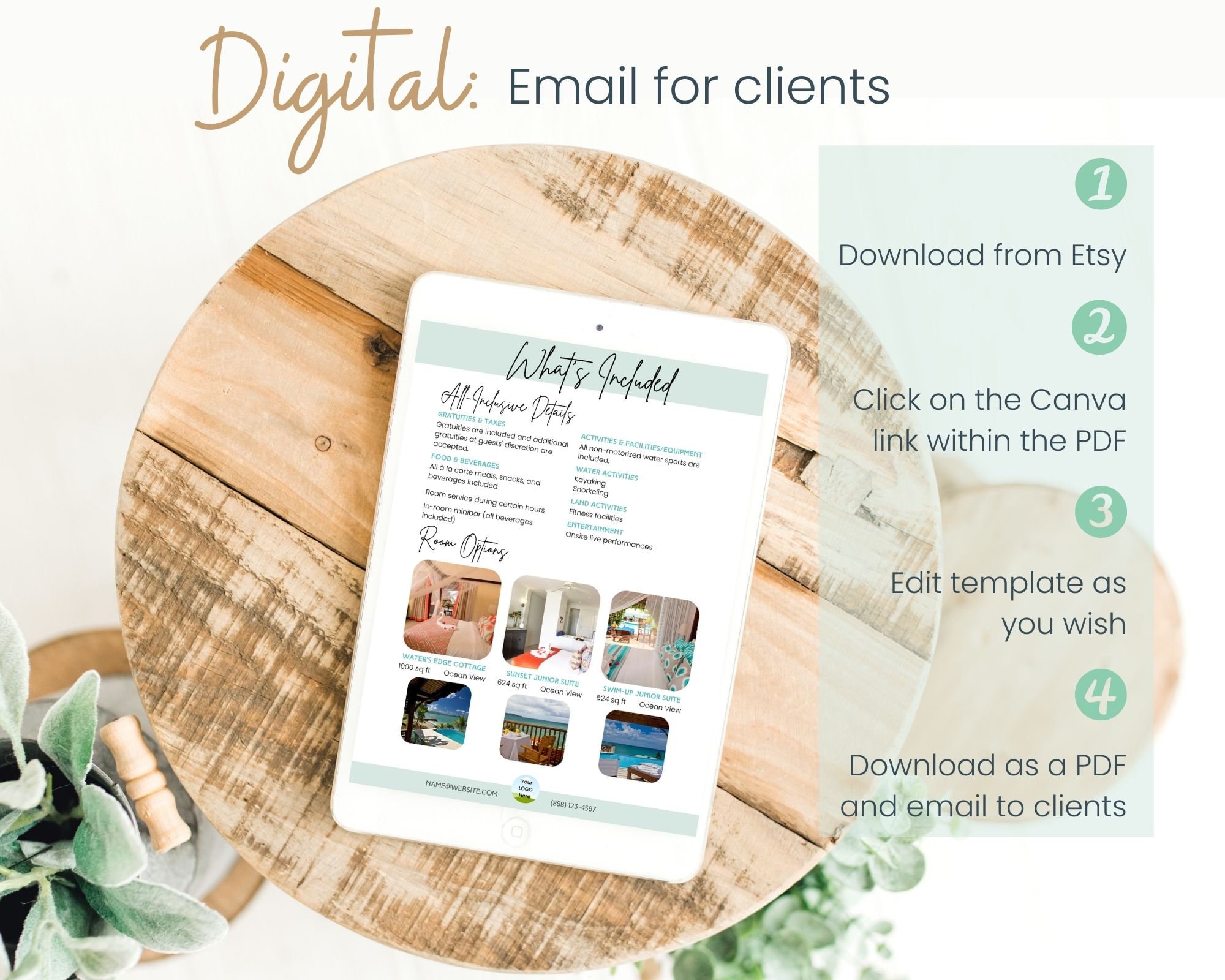 Resort Vacation Proposal Template for Travel Agents All-inclusive ...