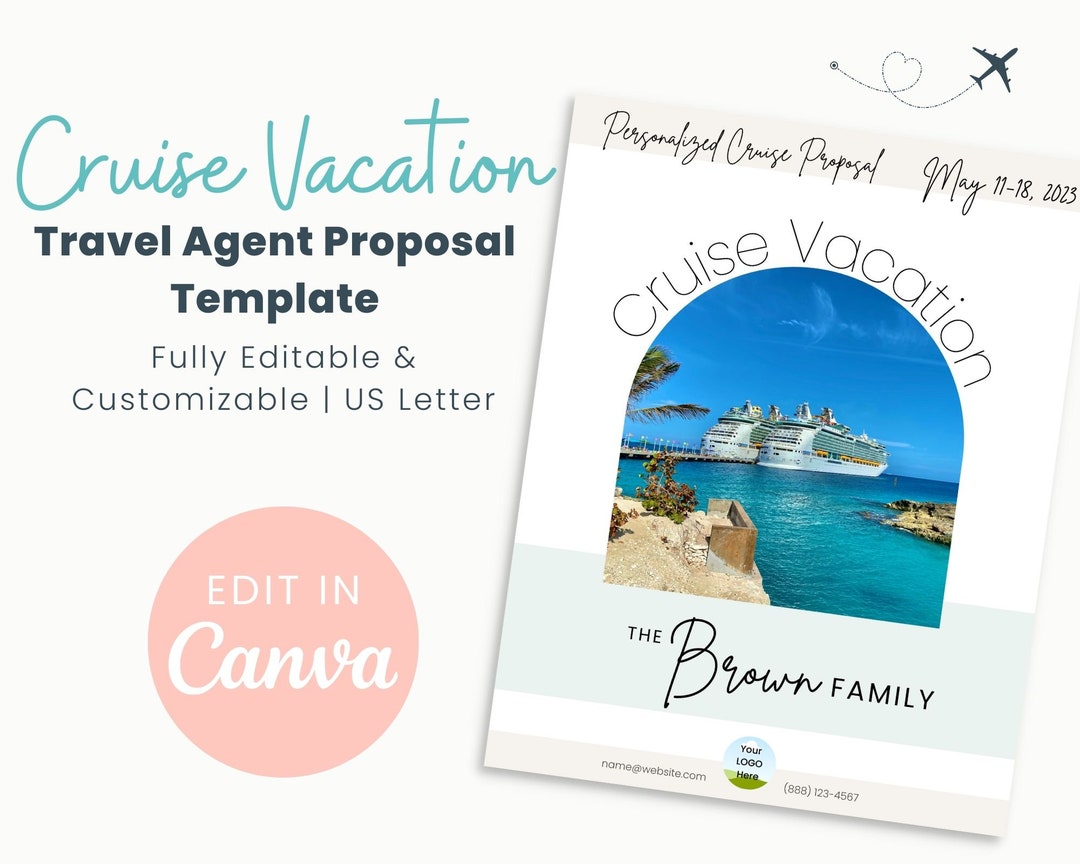 Personalized Cruise Vacation Proposal Template for Travel Agents ...