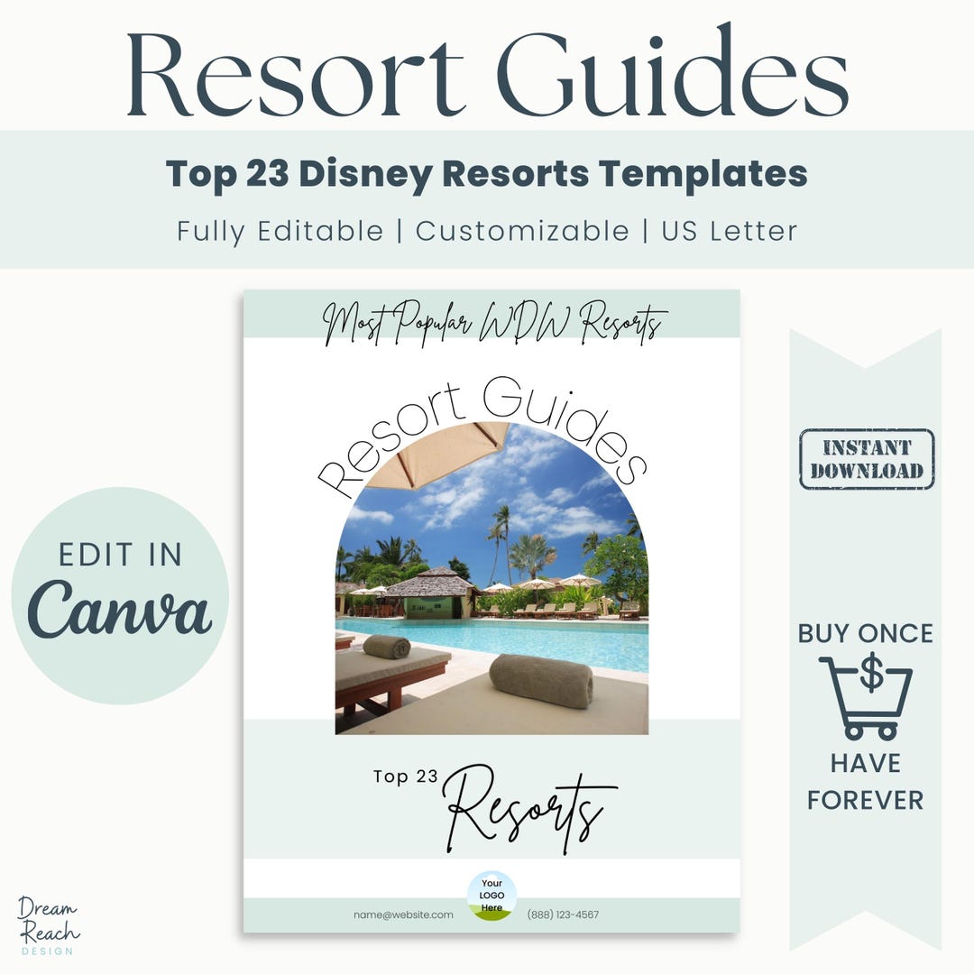 Orlando Theme Park Resort Guides Templates for Travel Agents Magical ...