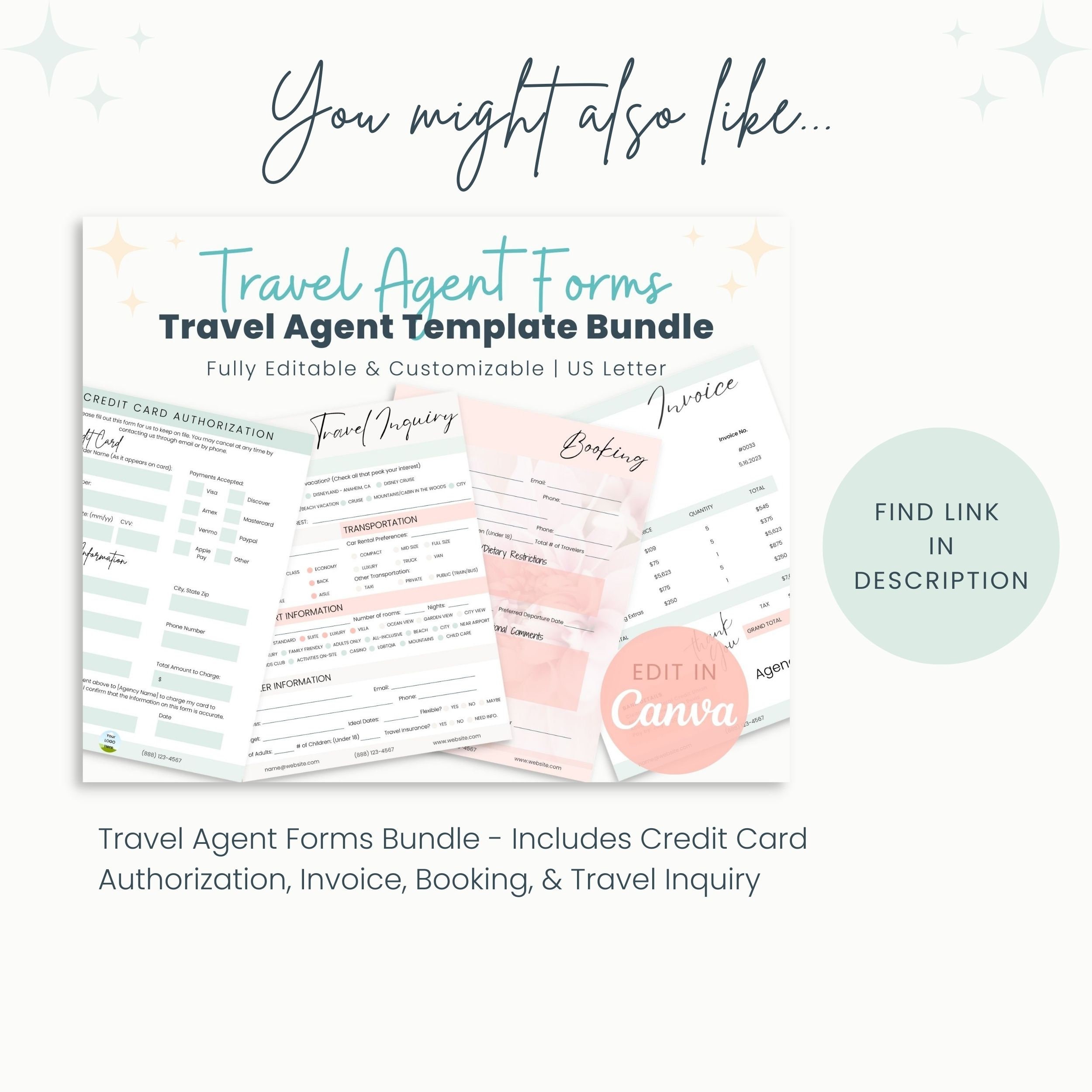 Travel Flyer Template Girls Trip Travel Agent Template Vacation Flyer ...