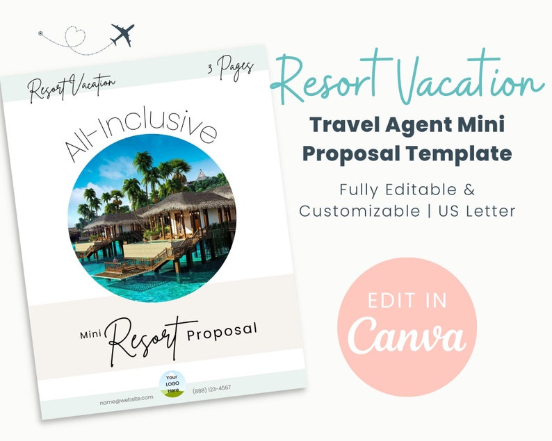 Resort Vacation Proposal Template for Travel Agents All-inclusive ...