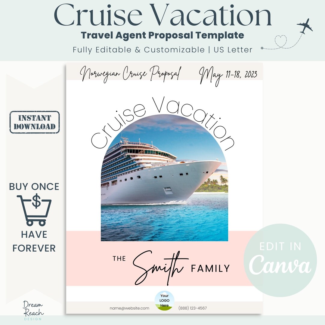 Personalized Cruise Proposal Template for Travel Agents Caribbean ...