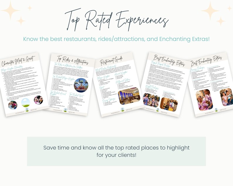 Orlando Theme Park Guides Template Orlando Theme Park - Etsy