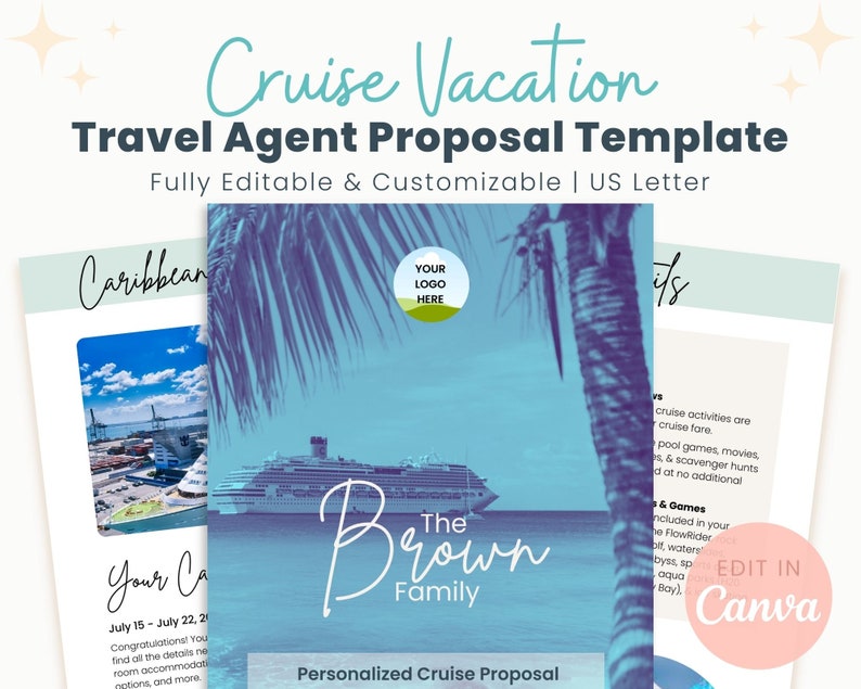 Personalized Cruise Vacation Proposal Template for Travel Agents ...