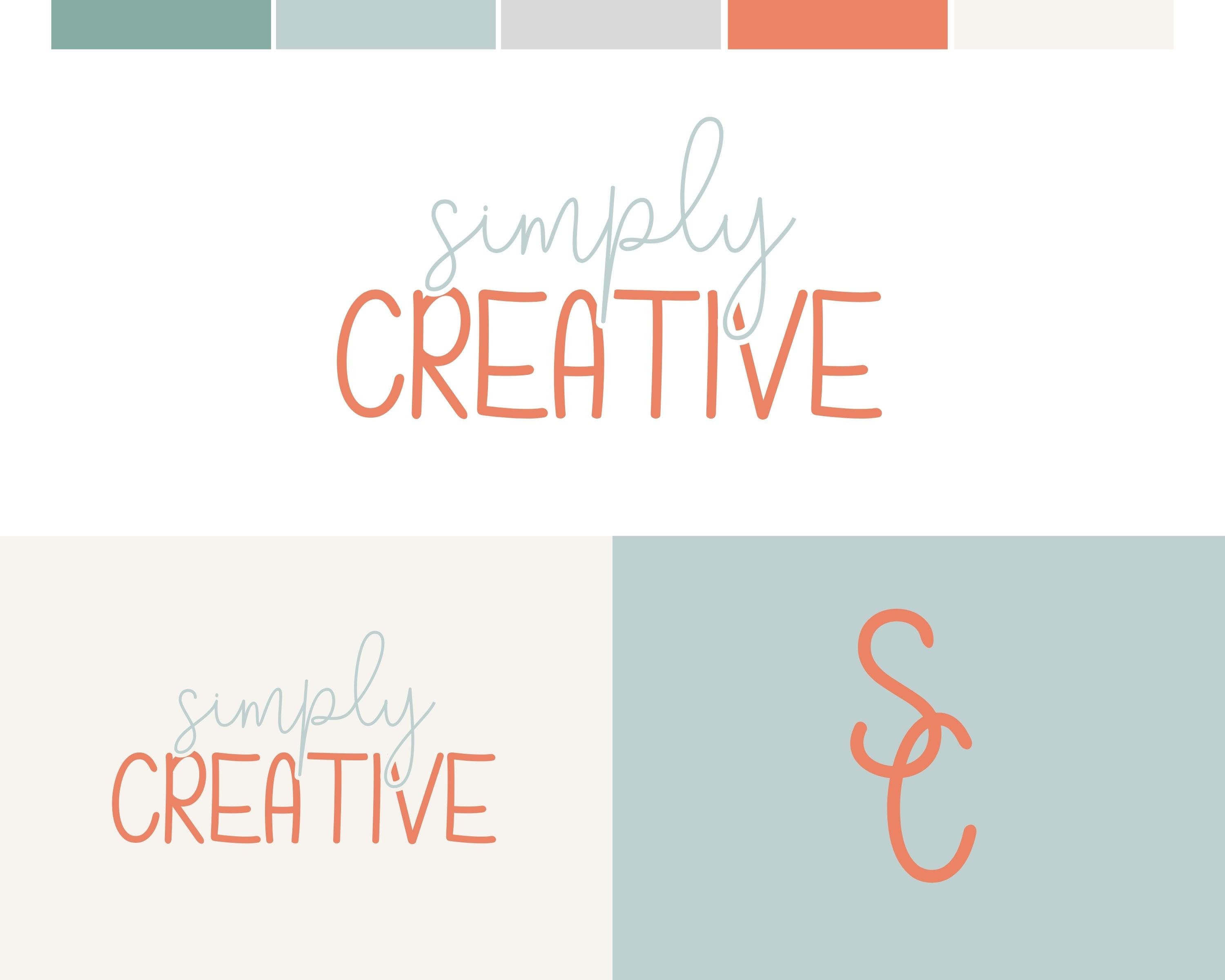 Canva Logo Template Etsy Logo Design Simple Business - Etsy