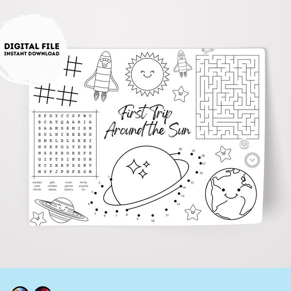 First Trip Around the Sun Birthday - Etsy