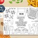 Editable Tools Coloring Activity Page | Editable Tools Birthday ...