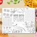 INSTANT DOWNLOAD Under the Sea Party Coloring Page | Under the Sea ...