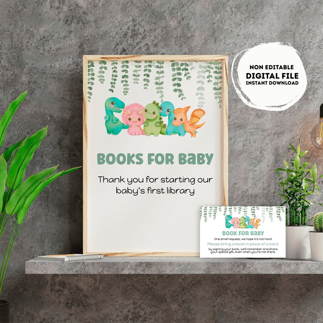 Neutral Gender Books for Baby Sign | Instant Download | Book Request ...