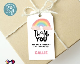 Boho Rainbow Gift Tags sets of 8 Boho Rainbow Gift Tags Girly Tag ...