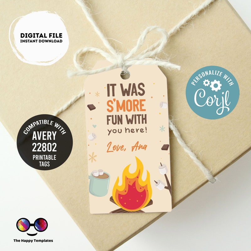 Smore Thank You Tags - Etsy