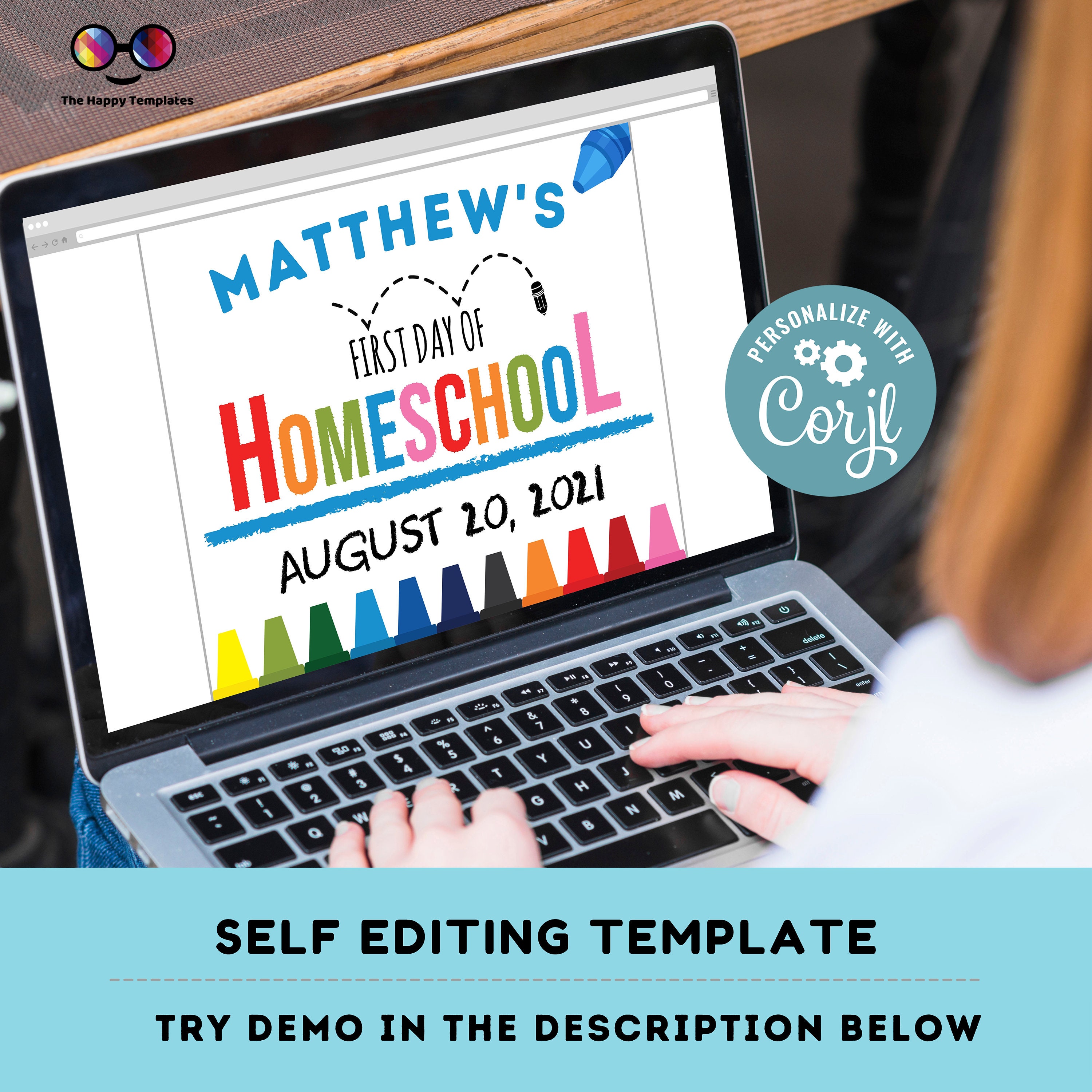 Editable First Day of Homeschool | Homeschooling Sign | 1st Day of ...