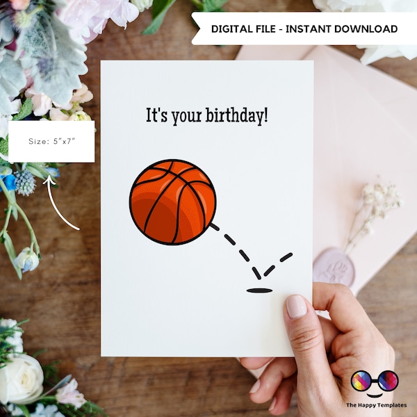 Sports Birthday Card - Etsy