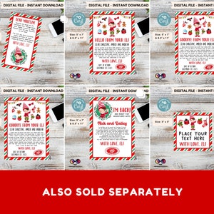Editable Elf Bundle | EDITABLE Elf Activity Kit Bundle | Elf Letters ...