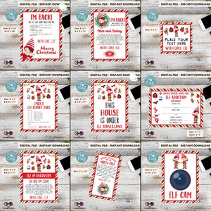 Editable Elf Bundle | EDITABLE Elf Activity Kit Bundle | Elf Letters ...