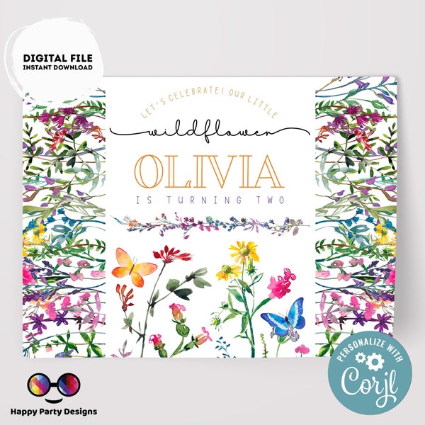 Wildflower Party Decor - Etsy