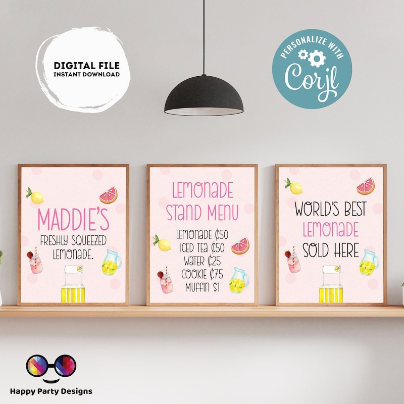 Lemonade Stand Poster - Etsy