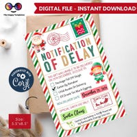 Delayed Christmas Gift Poem, Delayed Gift for Grandma, Your Gift is on ...