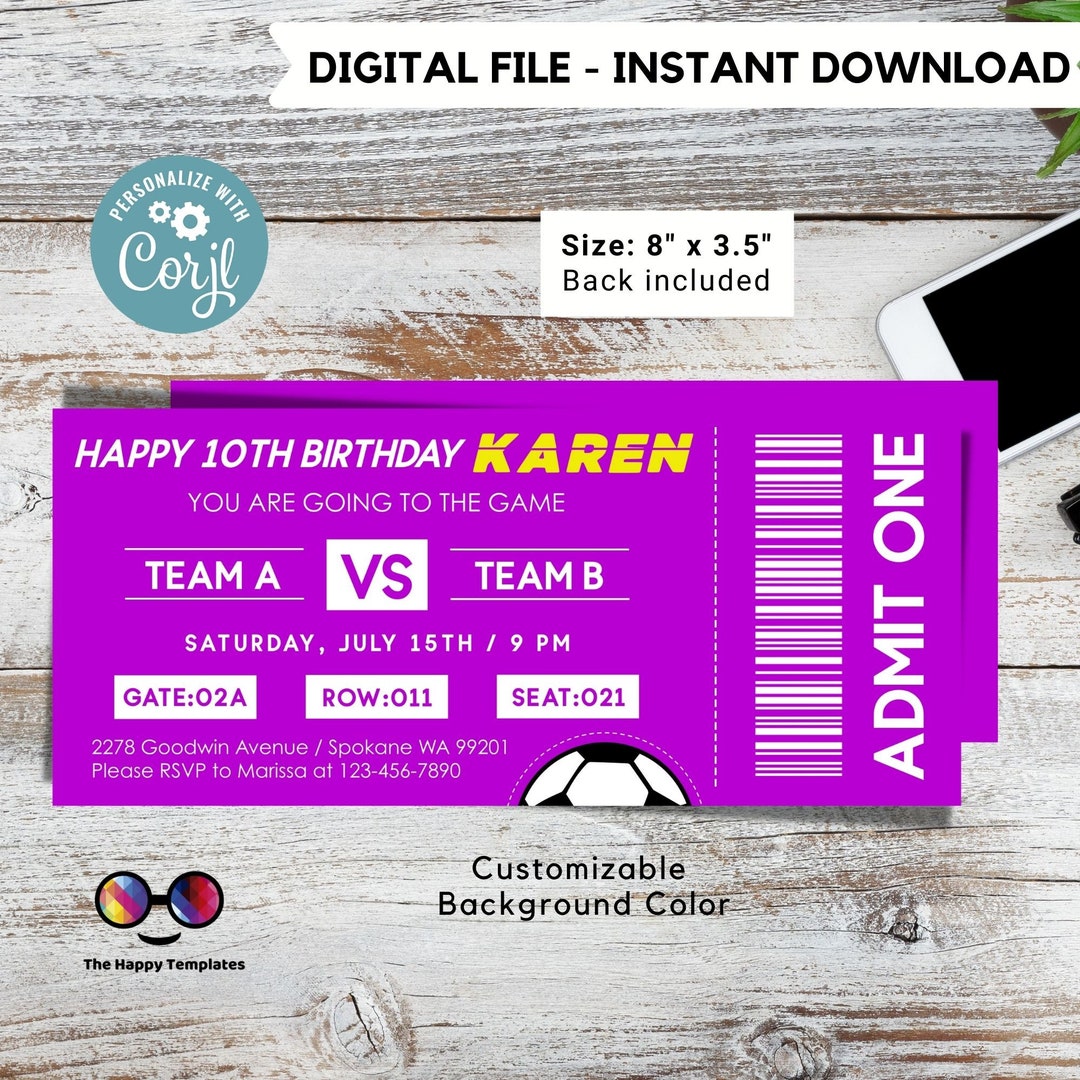Soccer Birthday Invitation Soccer Theme Birthday Party Etsy Soccer Birthday Invitation Soccer Theme Birthday Party Etsy