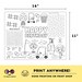 Mini Golf Coloring Activity Page | Instant Download | Hole-in-one ...