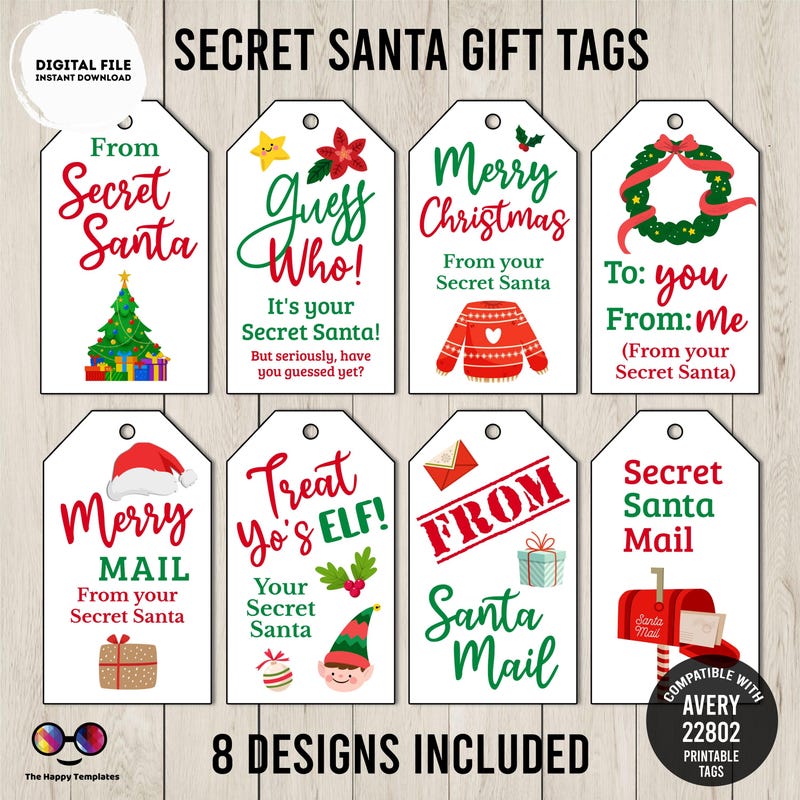 Secret Santa You Kids - Etsy