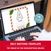 Editable Traceable Alphabet Holiday Favor Tag | Christmas Themed ...