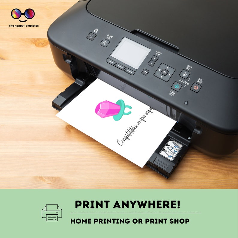 Printable Greeting Card | Congratulations on Your Engagement ...