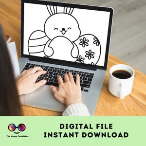 Easter Coloring Pages 5 | Easter Party Activity | Preschooler ...