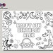 Editable Space Coloring Page Placemat Coloring Page Any Age Out of This ...