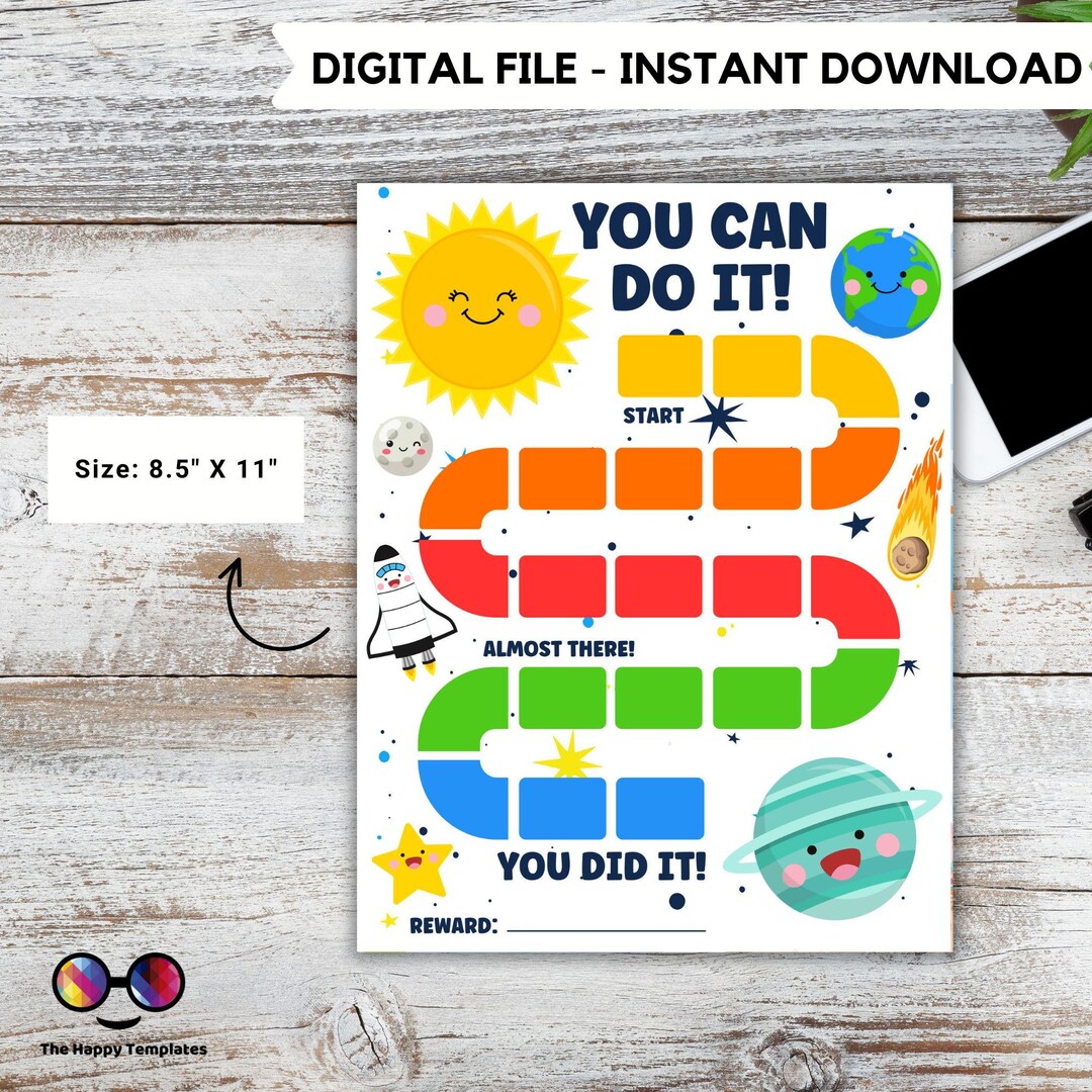 Printable Planets Reward Chart | Outer Space Reward Chart | Bedtime ...
