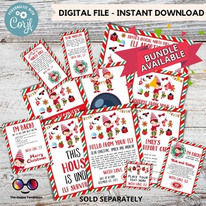 Editable Elf Hello Letter | Hello Letter Christmas | Elf Christmas ...