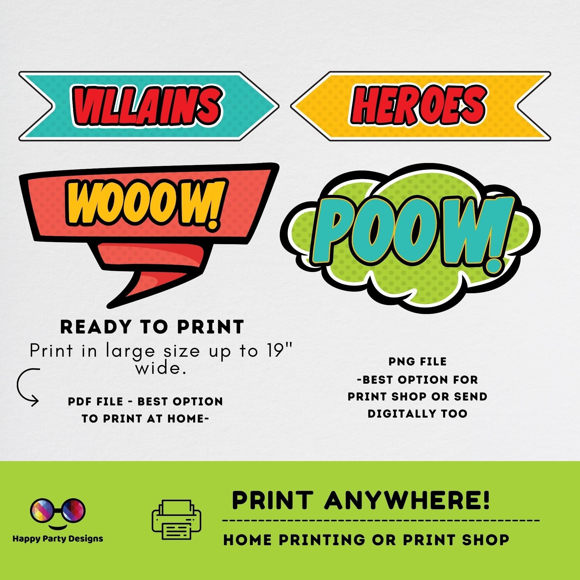 Editable Superhero Party Welcome Sign Superhero Party - Etsy