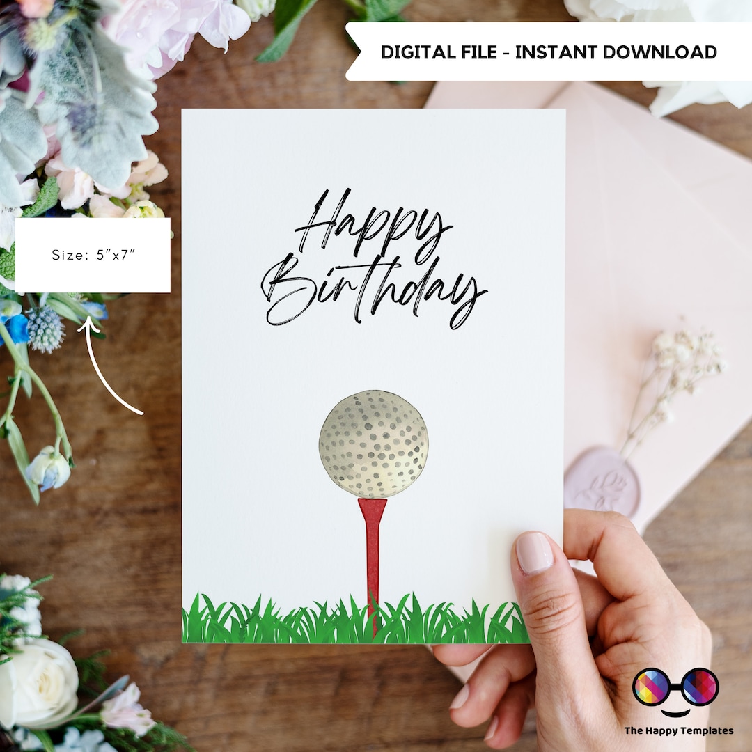 Printable Happy Birthday Card | birthday Greeting Card | Happy Birthday ...