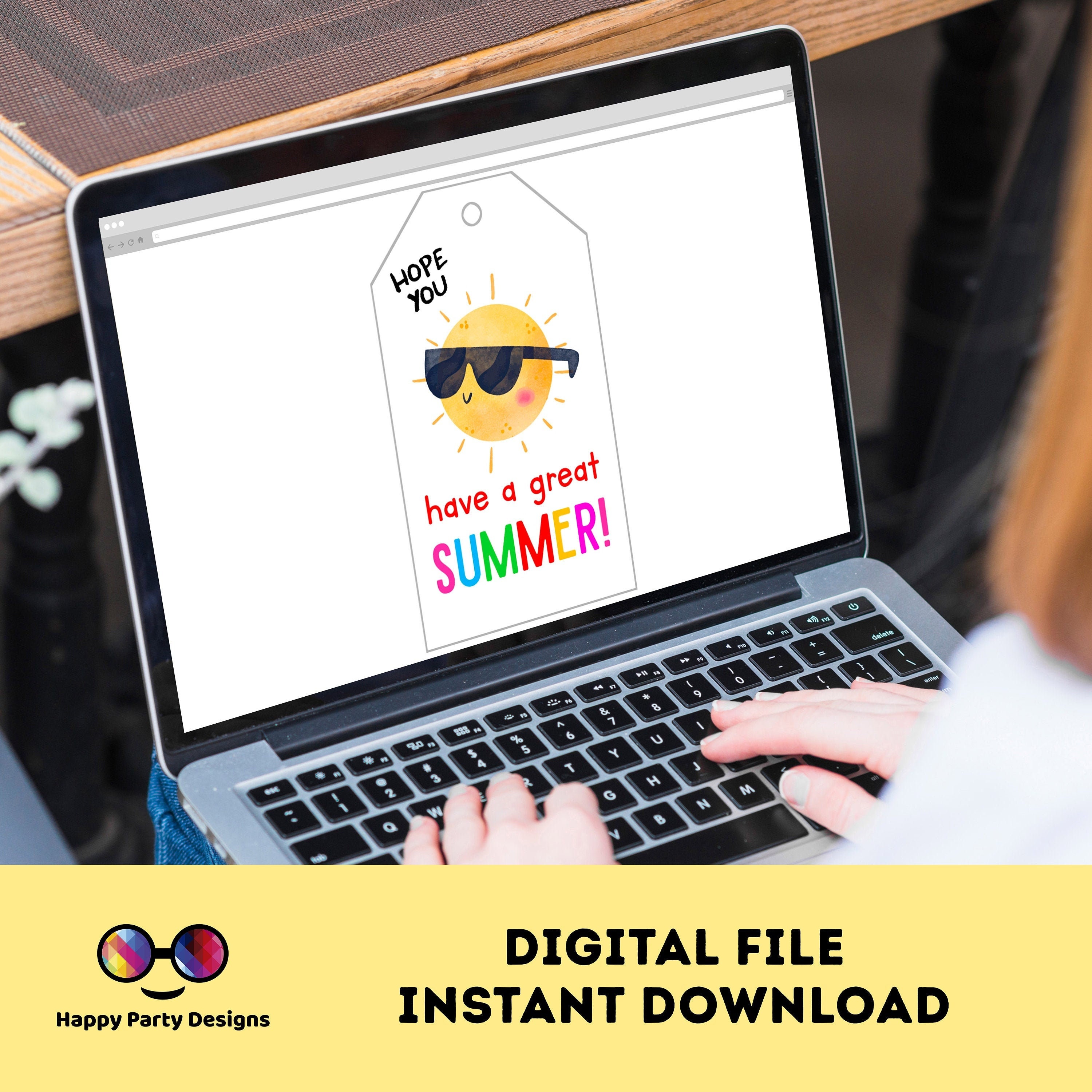 Instant Download End of School Year Tag Summer Tags - Etsy