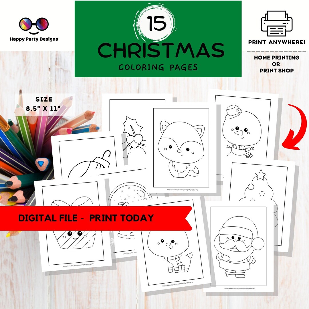 Cute Christmas Kids Coloring Pages | Coloring Sheets for Christmas ...