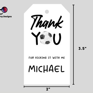 Editable Soccer Favor Tags | Soccer Thank You Tags | Soccer Baby Shower ...