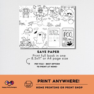 My Happy Tiny Little Halloween Coloring Book | Coloring Booklet for ...