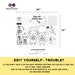 Editable Happy Birthday Party Coloring Page | Birthday Activity ...